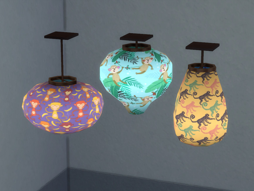 The Sims Resource - Monkey lamps
