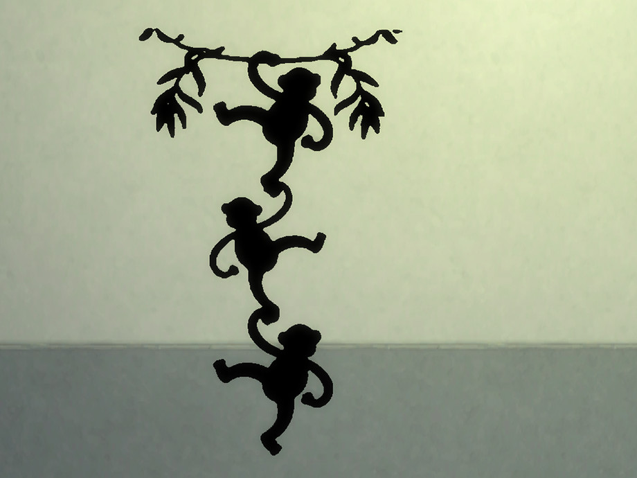 The Sims Resource | Monkey Decal 2