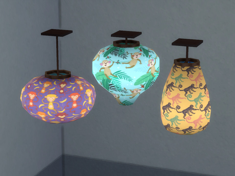 The Sims Resource | Monkey lamps