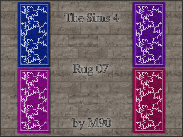The Sims Resource - M90 Rug 07