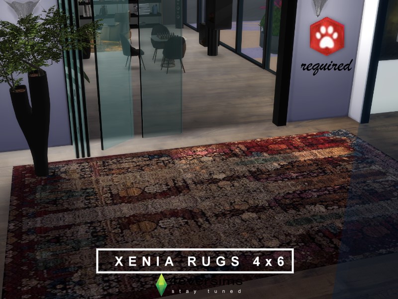 The Sims Resource | Big Size Rugs 4x6, CATS & DOGS required