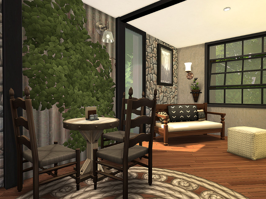 The Sims Resource - Forest House Evergreen - No CC