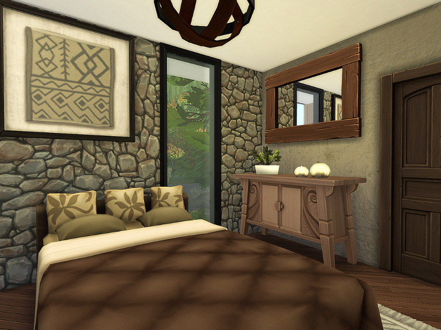 The Sims Resource - Forest House Evergreen - No CC