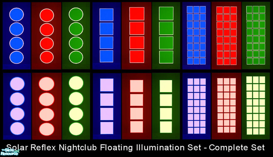 The Sims Resource - Solar Reflex Floating Lights Set