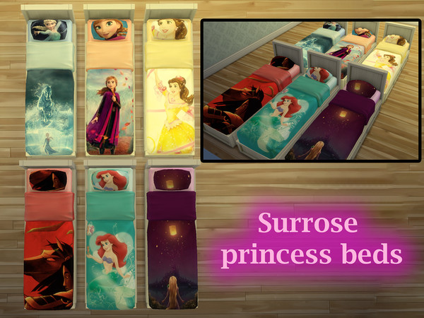 The Sims Resource | Princess Bed