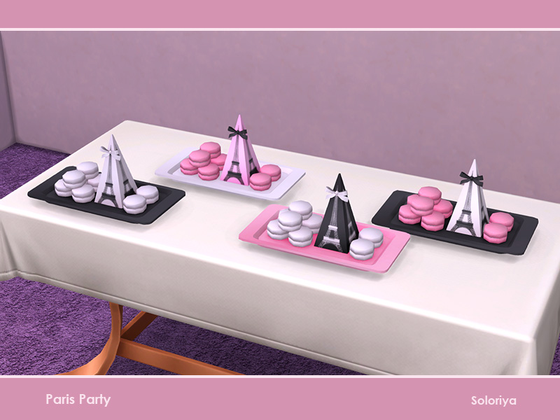 The Sims Resource | Paris Party. Macarons