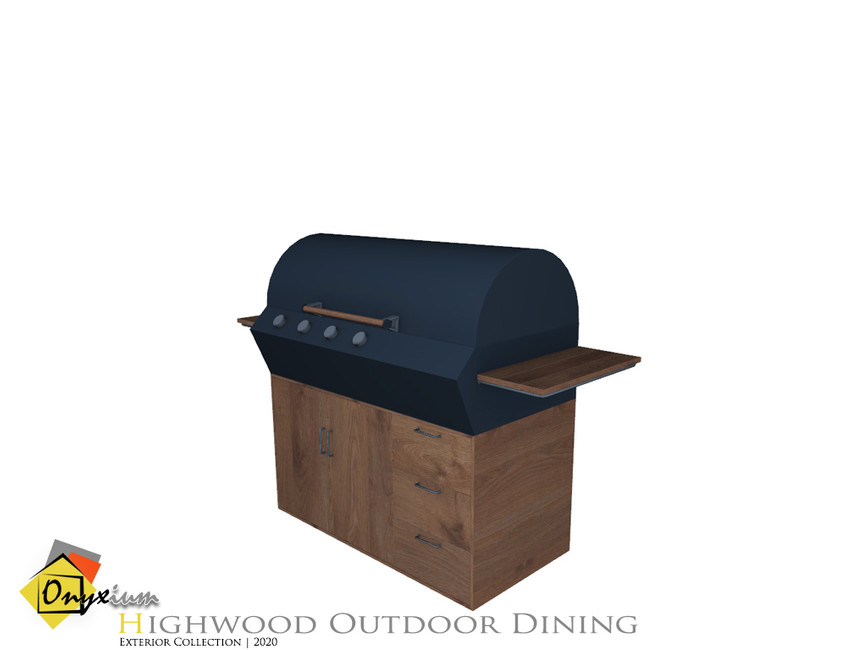 The Sims Resource - Highwood BBQ Grill