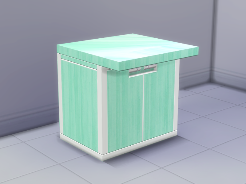 The Sims Resource | Perfect Pastels Kitchen Island