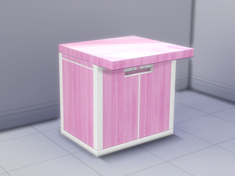 The Sims Resource | Perfect Pastels Kitchen Island