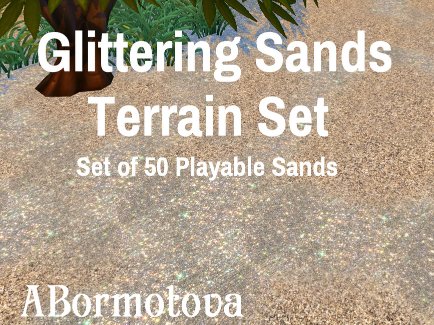 The Sims Resource - Glittering Sands Terrain Set
