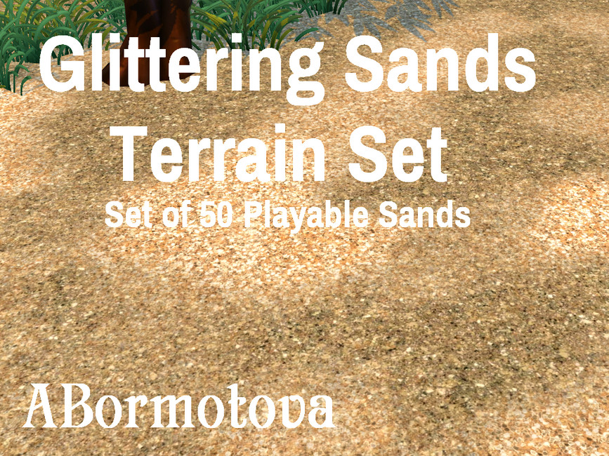 The Sims Resource - Glittering Sands Terrain Set