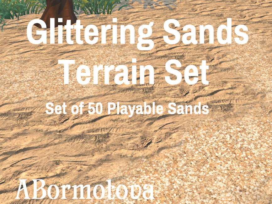 The Sims Resource - Glittering Sands Terrain Set