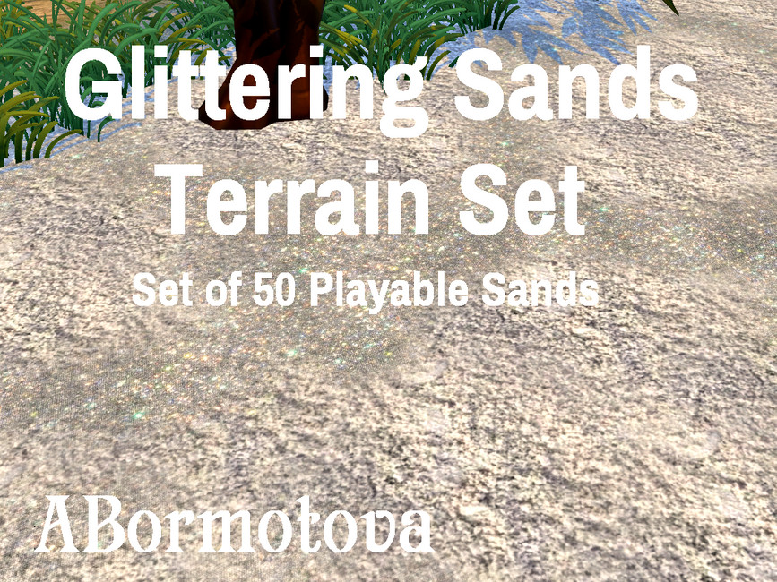 The Sims Resource - Glittering Sands Terrain Set