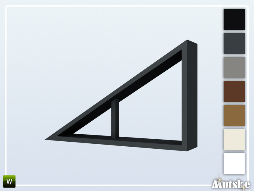 The Sims Resource - Wareham Window Side 1 Triangle 32 1x1