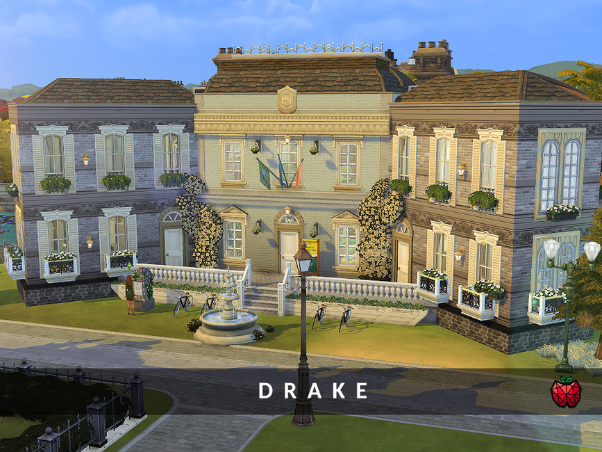The Sims Resource - Drake dormitory - no cc