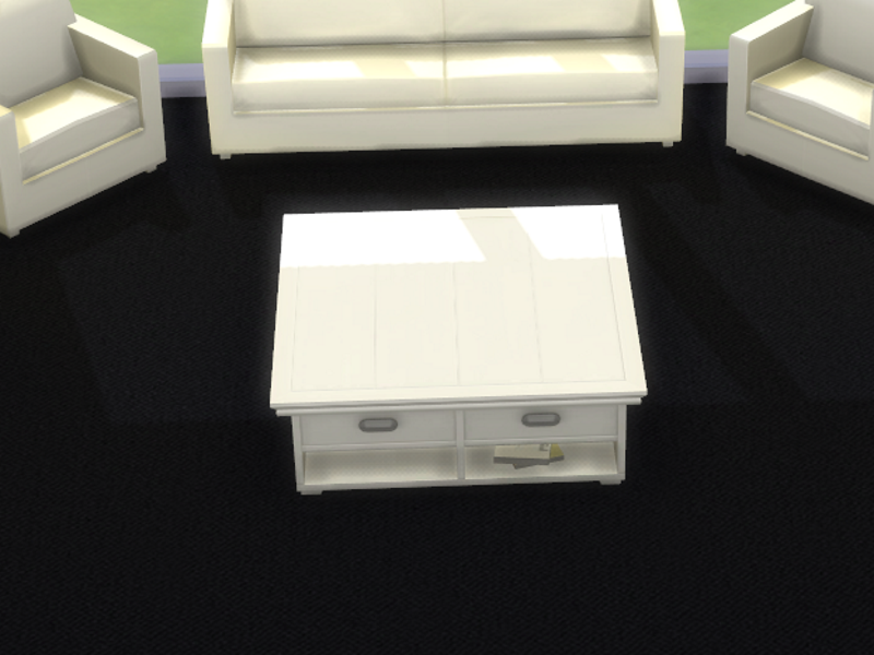 The Sims Resource | Square Coffee Table