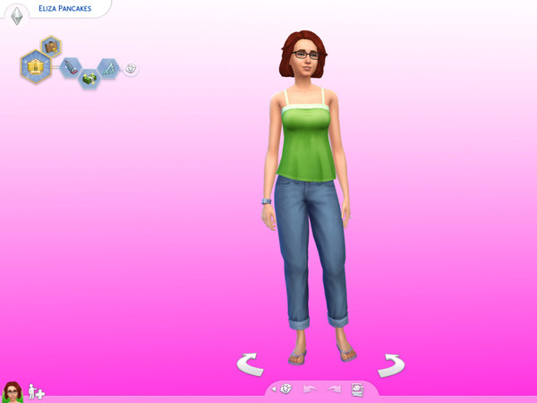 The Sims Resource | CAS background pink (white to pink gradient)