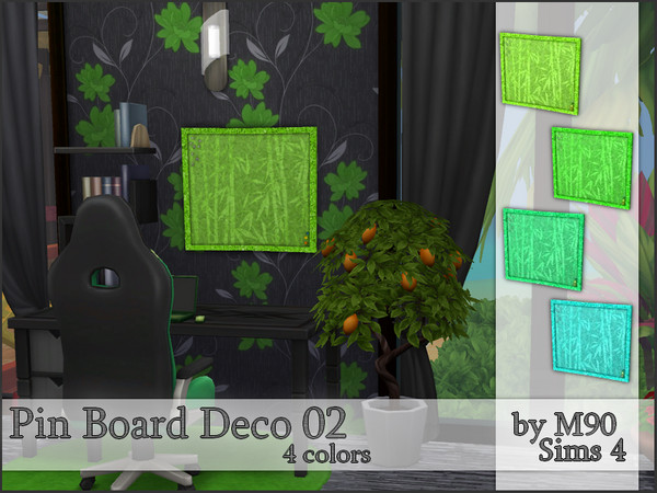 The Sims Resource | M90 Pin Board Deco 02