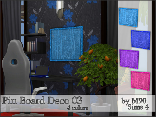 The Sims Resource - M90 Pin Board Deco 03