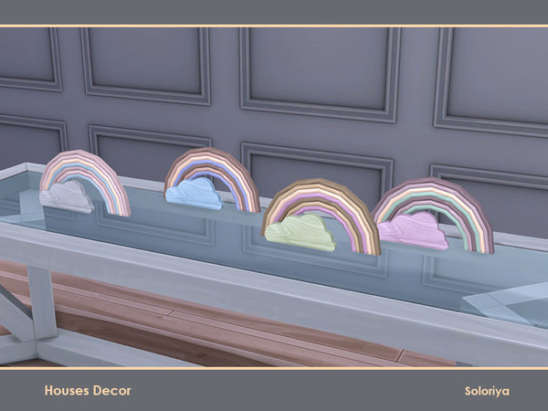 The Sims Resource | Houses Decor. Rainbow and Cloud