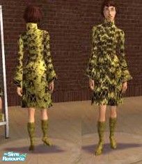 The Sims Resource | Snake skin dress