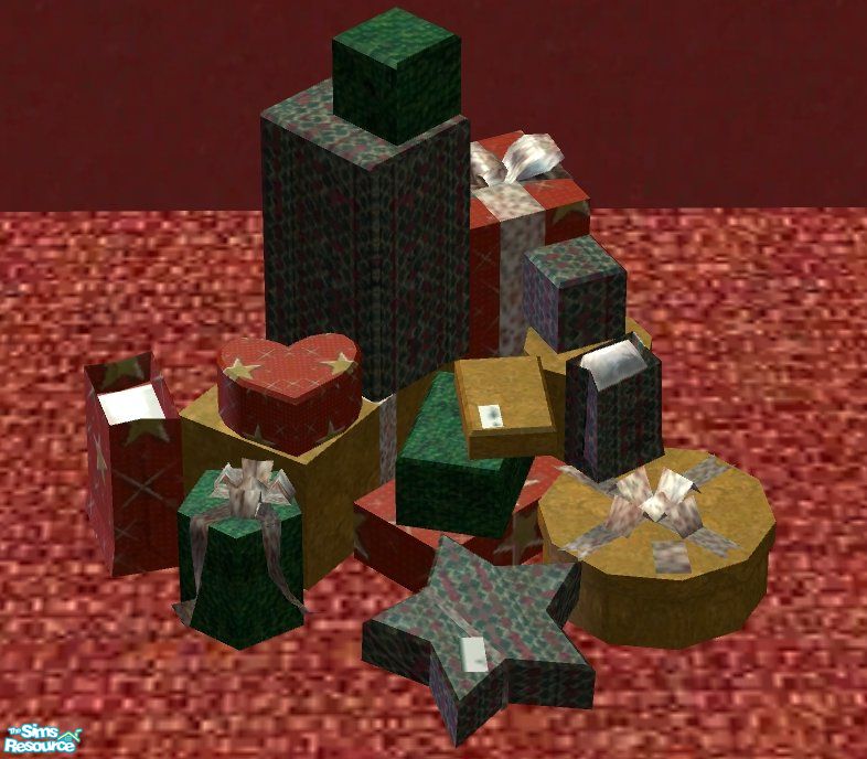 The Sims Resource - Pile of Presents-Mixed Wrappings