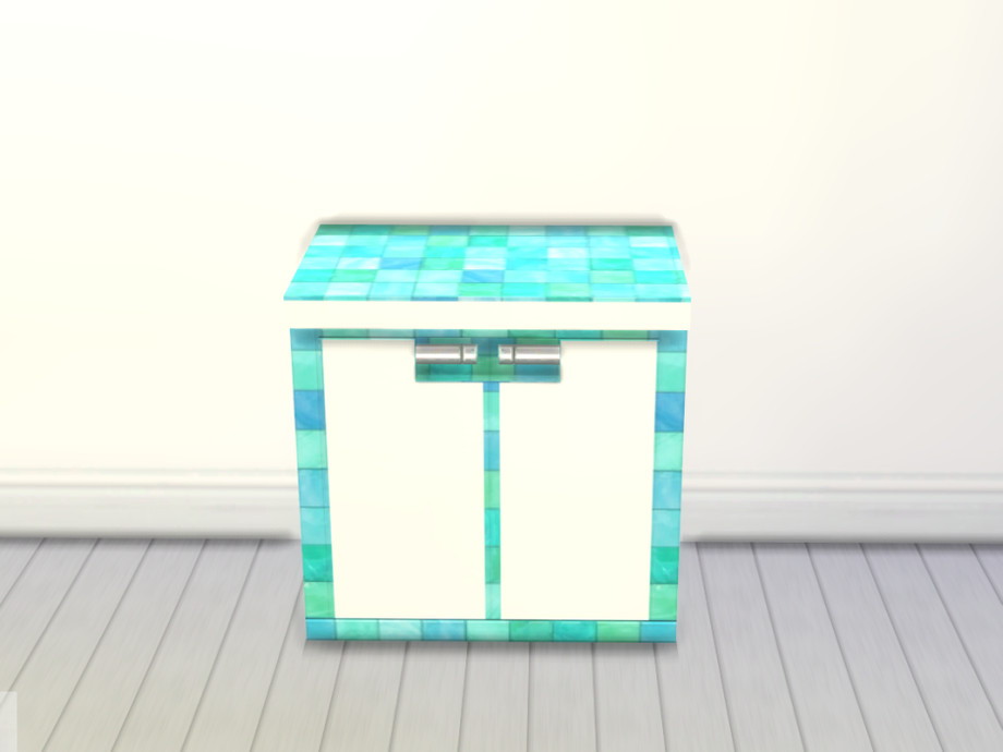 The Sims Resource | Glass Tiled Kitchen Counter