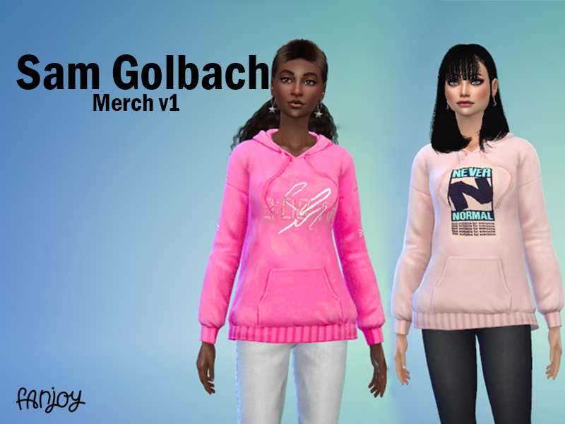 The Sims Resource | Sam Golbach Merch v1 Ladies