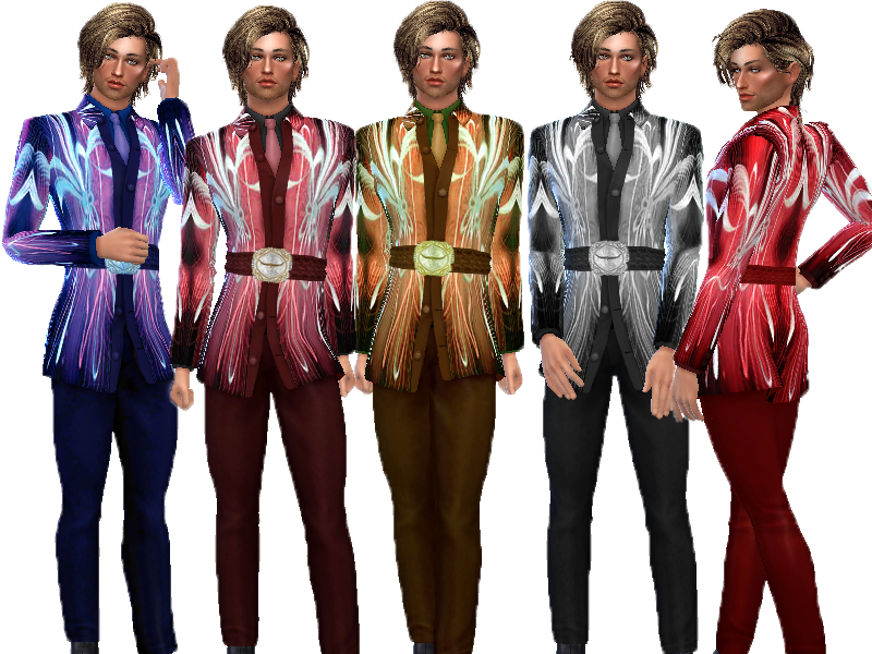 The Sims Resource | Designer suit recolor (Get famous)