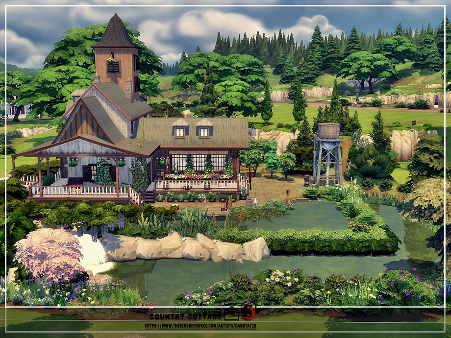 The Sims Resource | Country cottage (big farm)