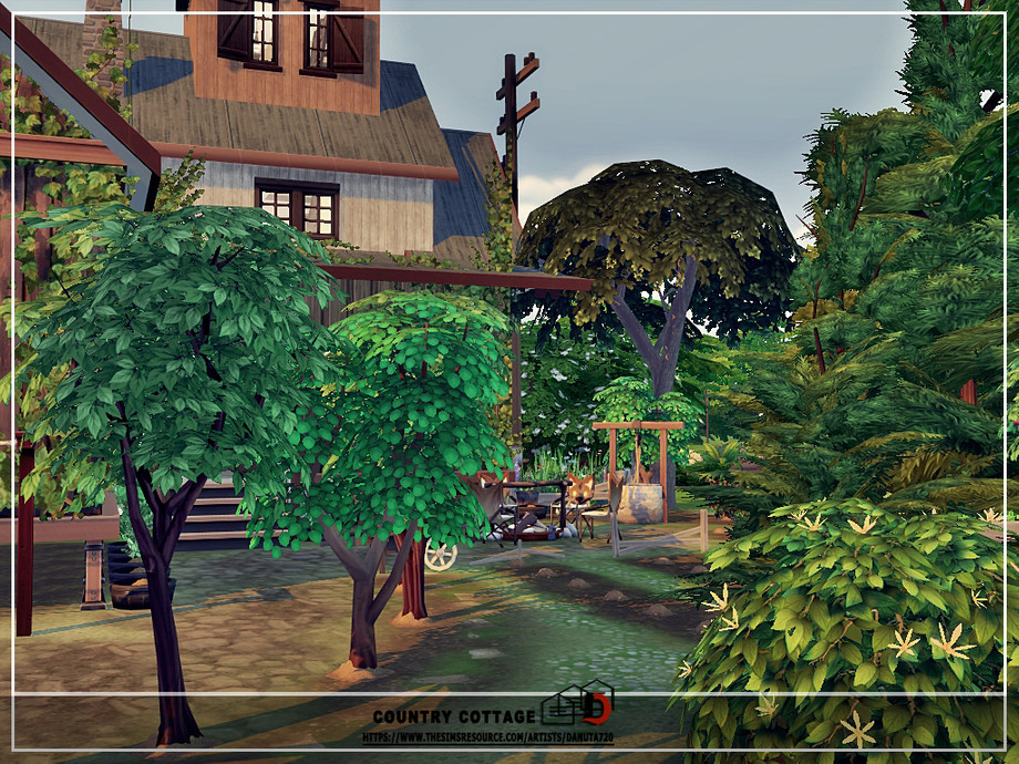 The Sims Resource | Country cottage (big farm)