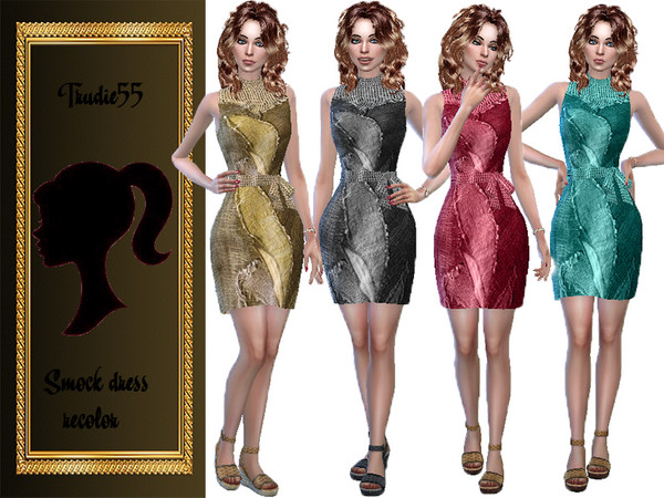 The Sims Resource | Smock dress recolor