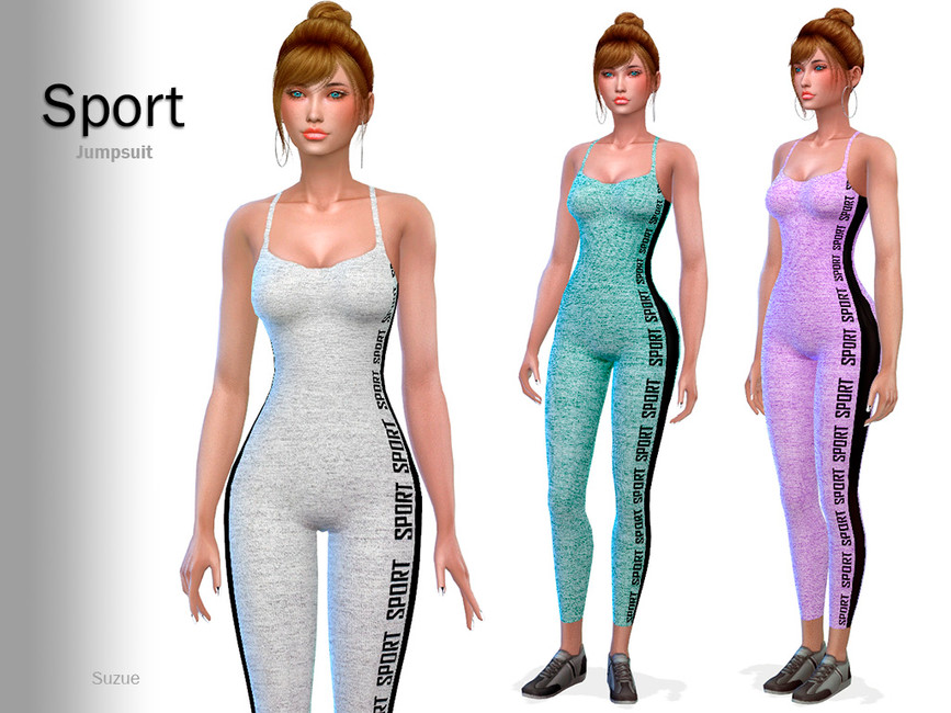 The Sims Resource - Sport Jumpsuit