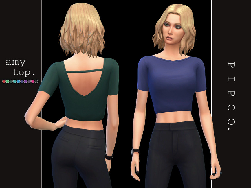 The Sims Resource - Amy Top.