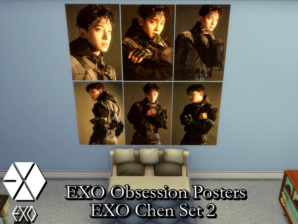 The Sims Resource | EXO 'Obsession' Posters Set 8 (EXO Chen)