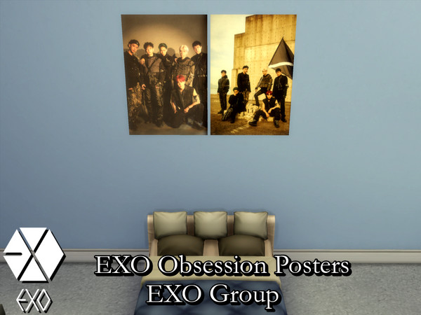 The Sims Resource | EXO 'Obsession' Posters Set 19 (EXO Group)