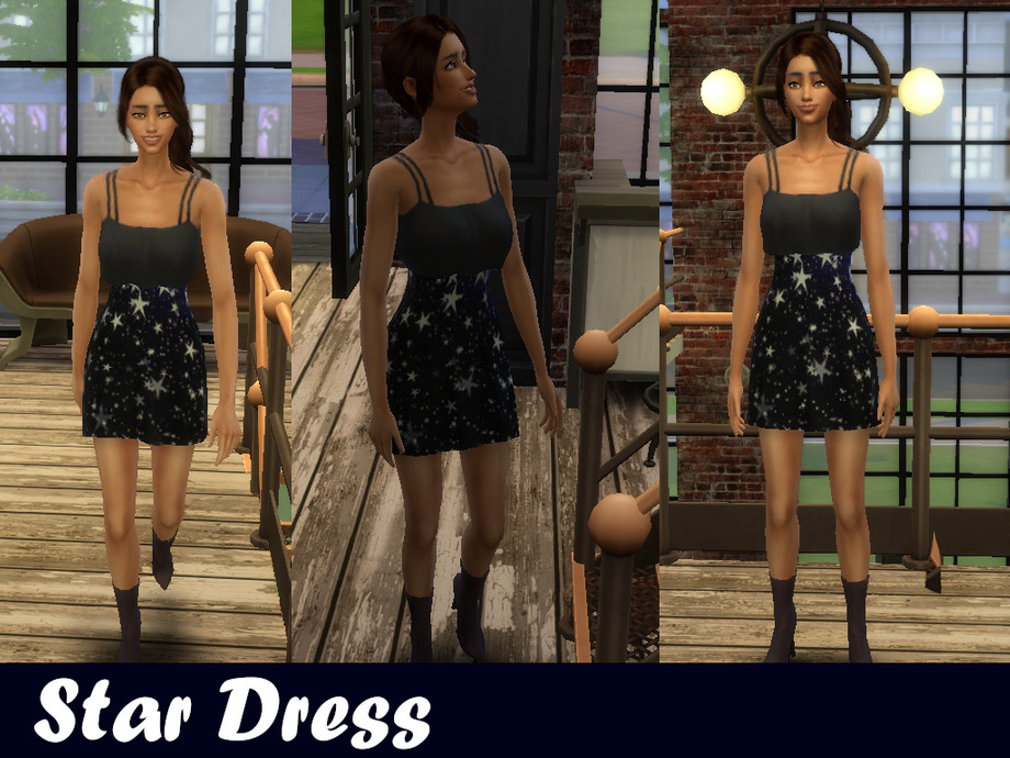 The Sims Resource | Star dress 001