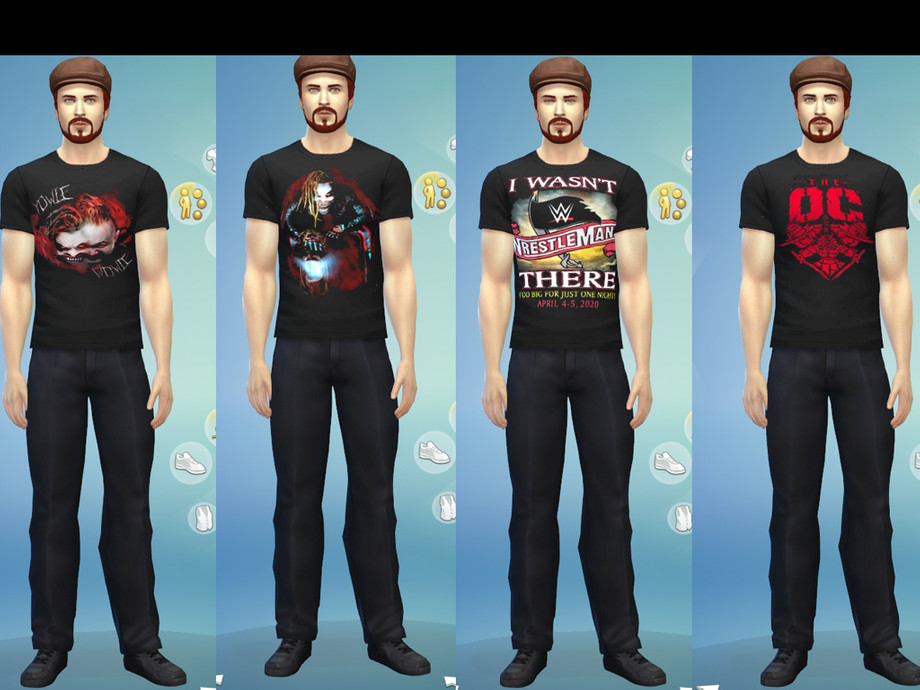 The Sims Resource | WWE Shirts