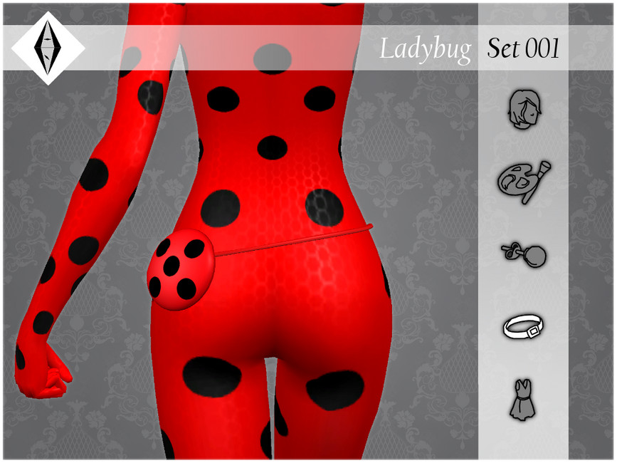 The Sims Resource - Ladybug - Set001 - Ring - YoYo