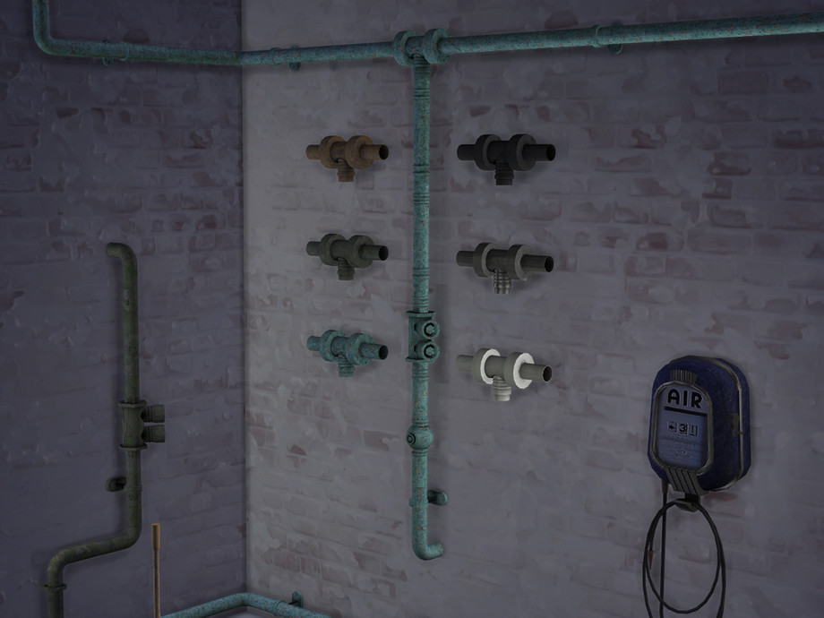 The Sims Resource | Horizontal Pipe Intersection (down)