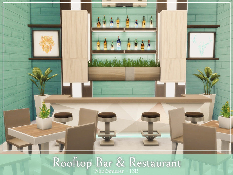 The Sims Resource | Rooftop Bar and Restaurant