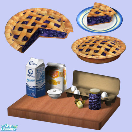 The Sims Resource | Blueberry Pie
