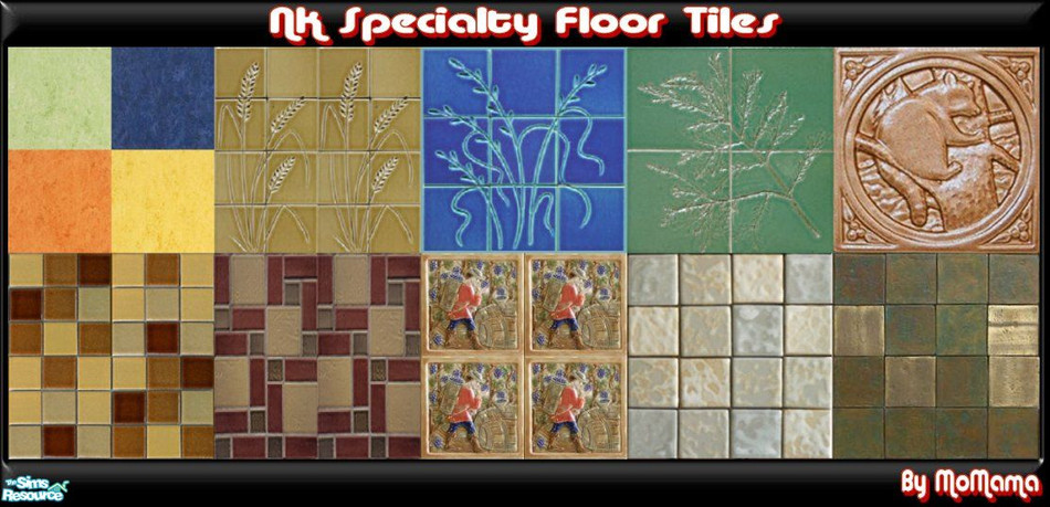 The Sims Resource - NK Specialty Tiles
