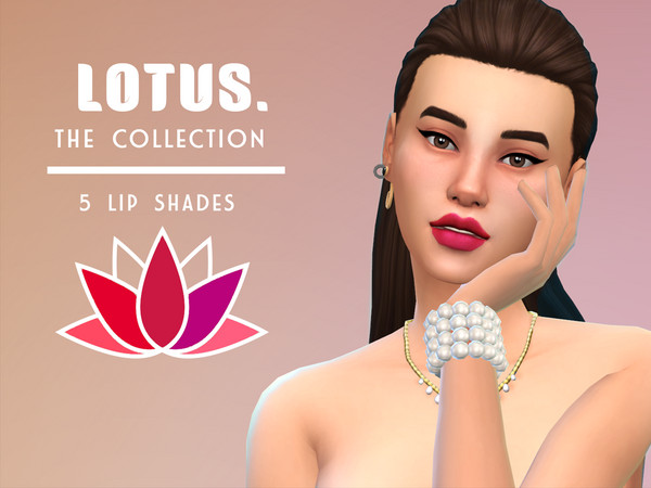 The Sims Resource | The Lotus Collection lipkit