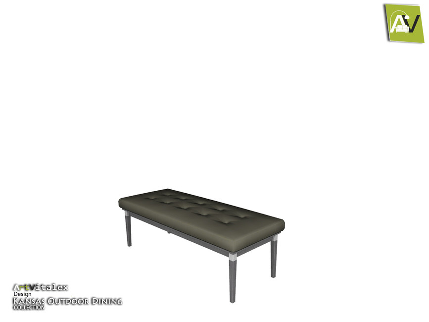 The Sims Resource - Kansas Bench