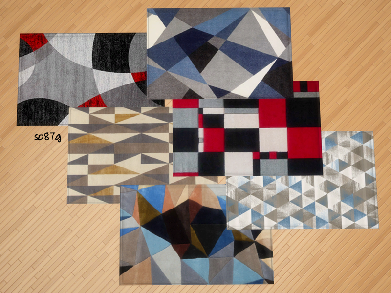 The Sims Resource | geometric rug