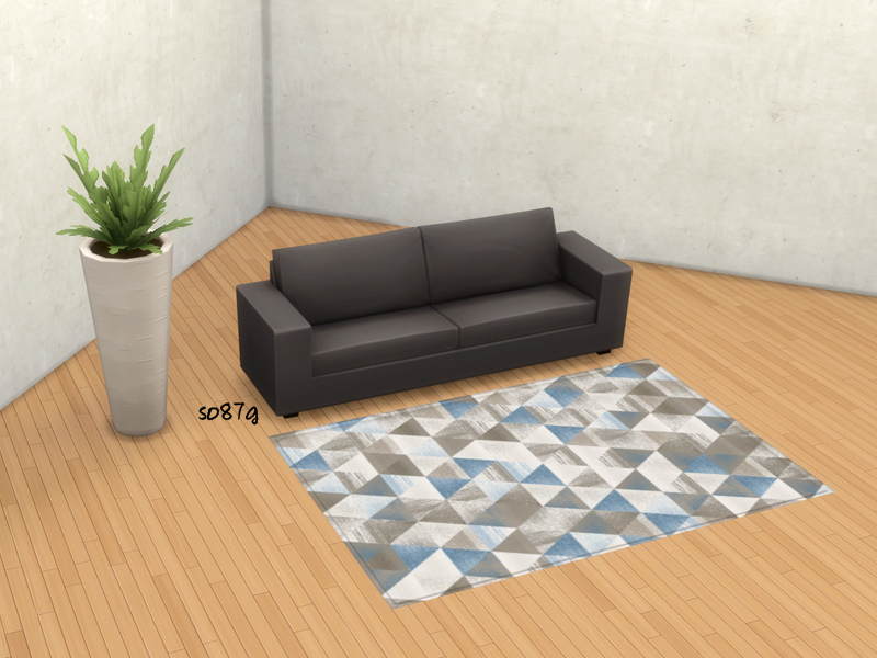 The Sims Resource | geometric rug