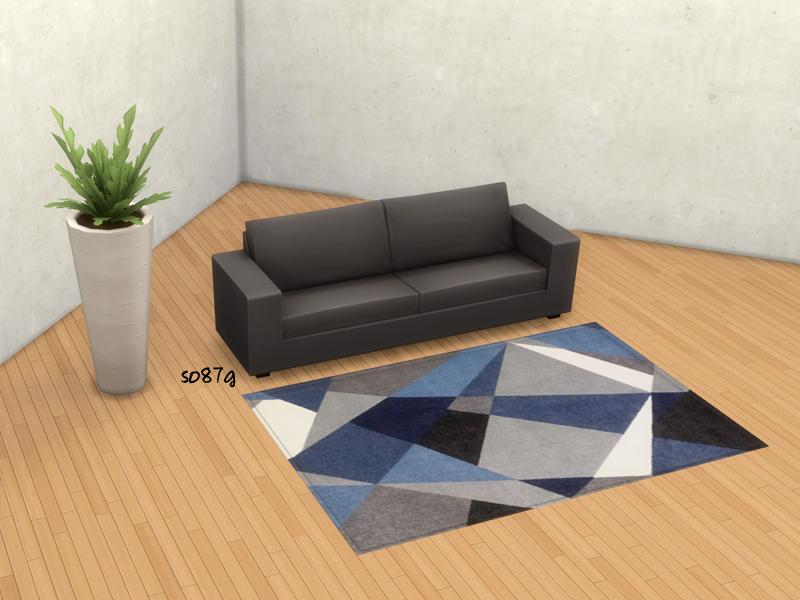 The Sims Resource | geometric rug