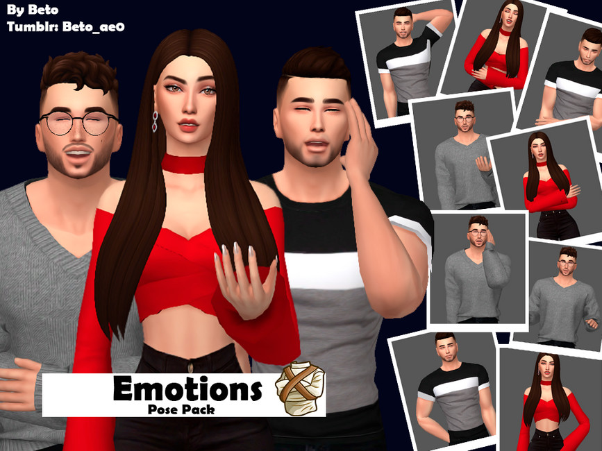 The Sims Resource - Emotions - Pose Pack
