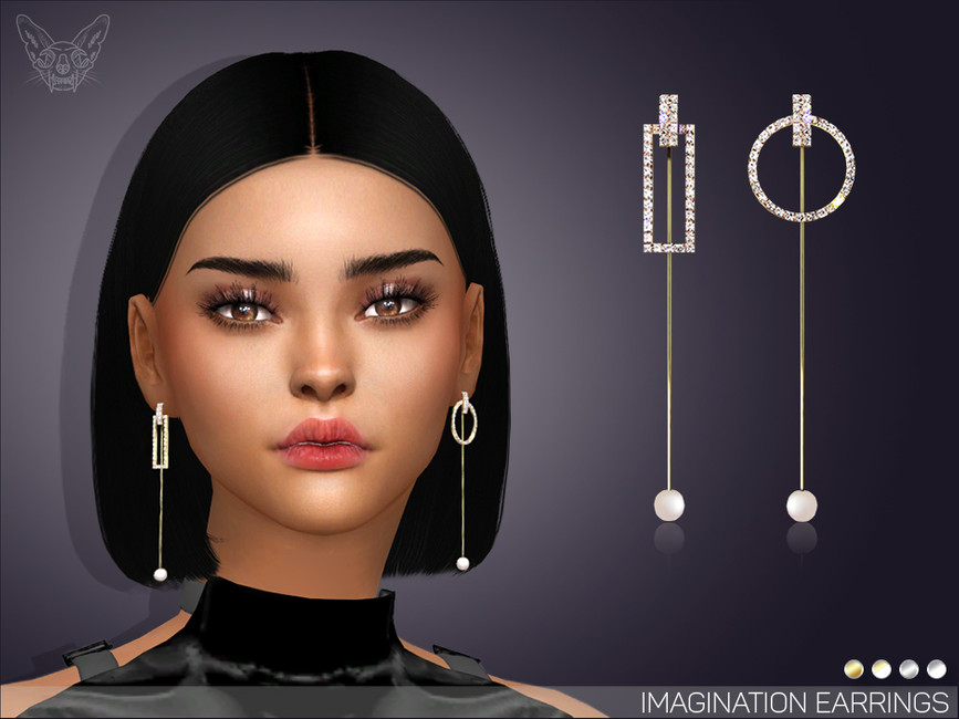 The Sims Resource - Imagination Earrings